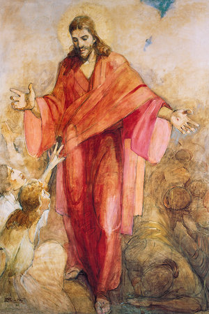 Christ in His Red Robe | Painting of Jesus | Minerva Teichert Art