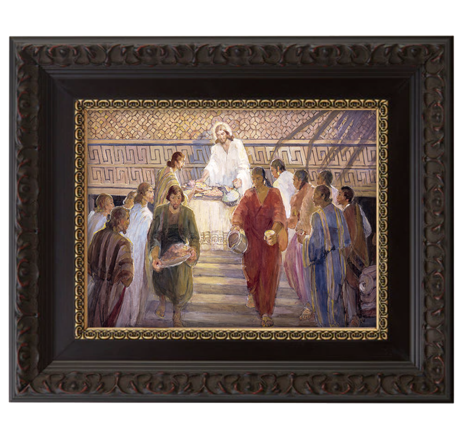 FRAMED - Nephite Sacrament In The New World | Minerva Teichert Art