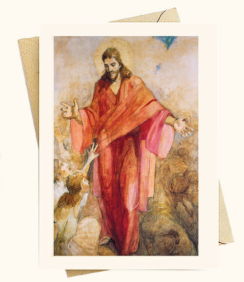 Christ in His Red Robe - Note Cards